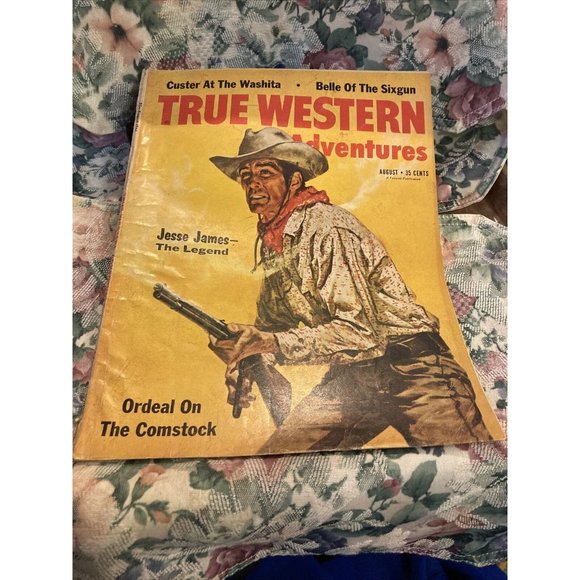 Other | Vintage True Western Adventures Magazine August 1961 Jesse ...